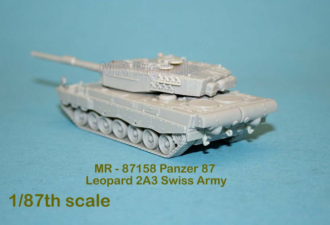 Panzer 87 Leo 2A3 Schweiz mit Schalldämpfern (1/87) | MRR-0158